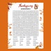 Printable Thanksgiving Word Search, Thanksgiving Party Game ...