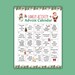 Printable Family Activity Advent Calendar, Christmas Countdown, Advent ...