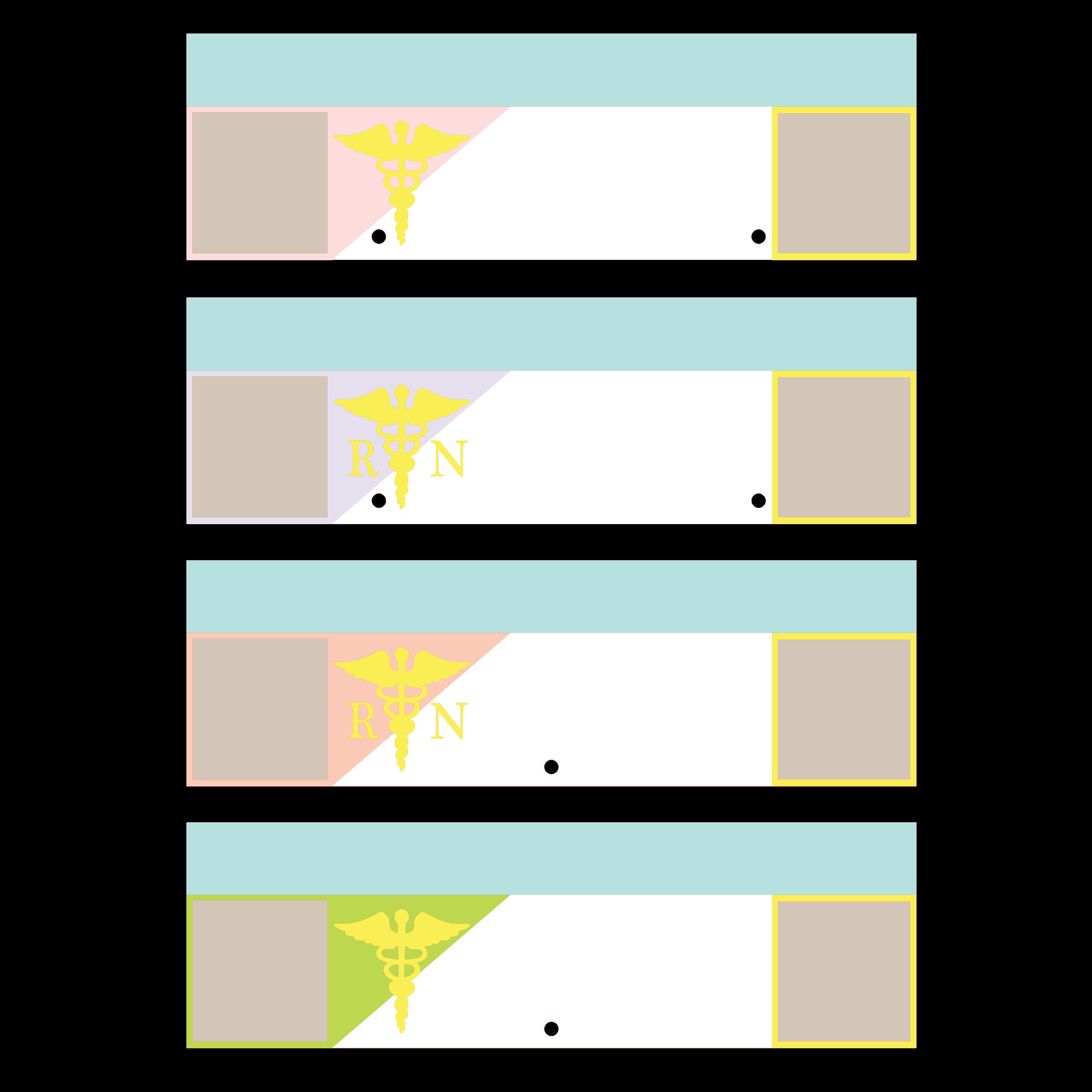 Nurse/medical Desk Plate, RN, Registered Nurse, Medical Pro, Name Plate ...