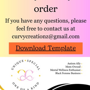 Editable Template | About Me Spectrum Friendly Document | Customize ...