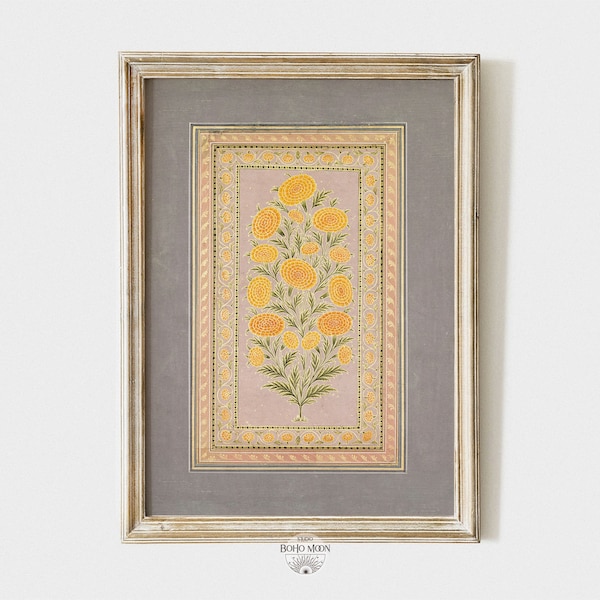 Marigold Print - Etsy