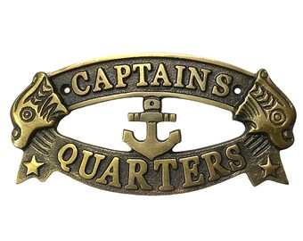 Brass Boat Plaque - Etsy