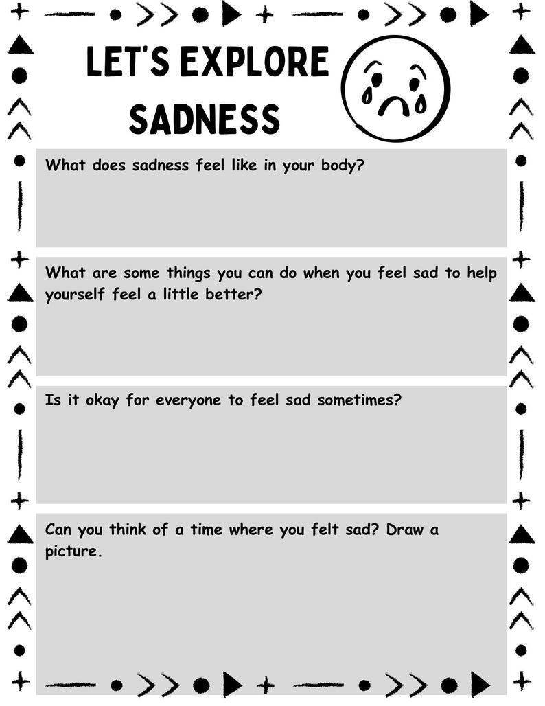Social Awareness Journal for Homeschool, Emotion Learning Worksheets ...