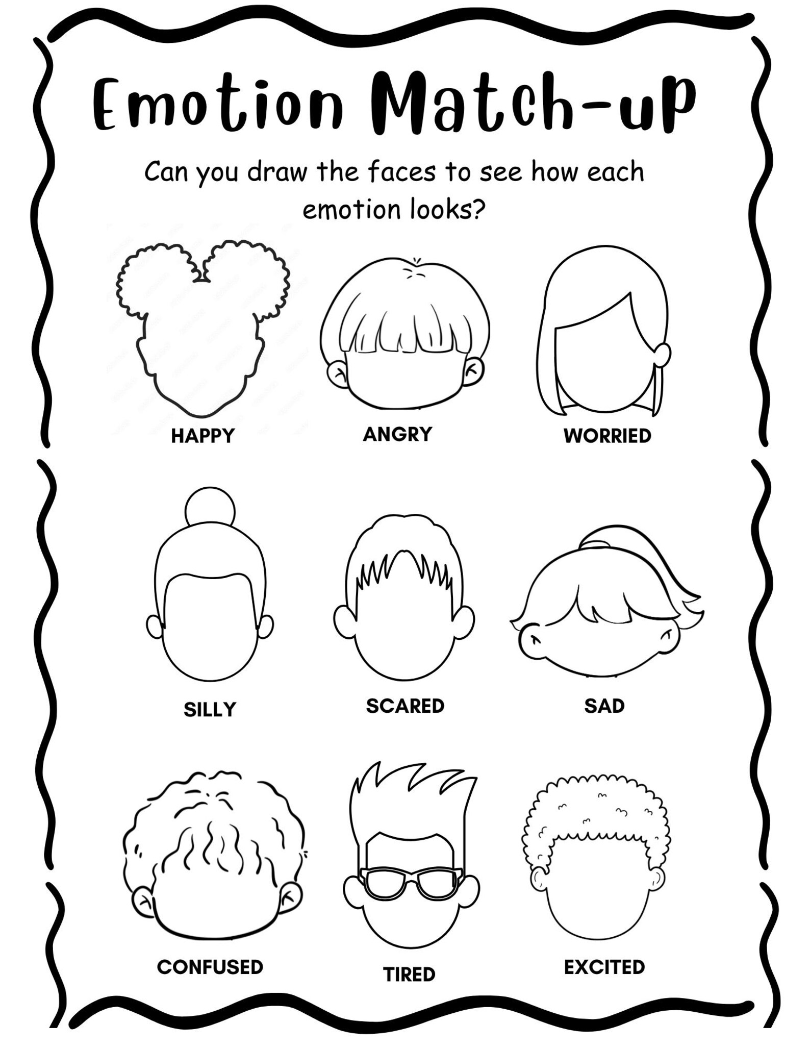 Social Awareness Journal for Homeschool, Emotion Learning Worksheets ...