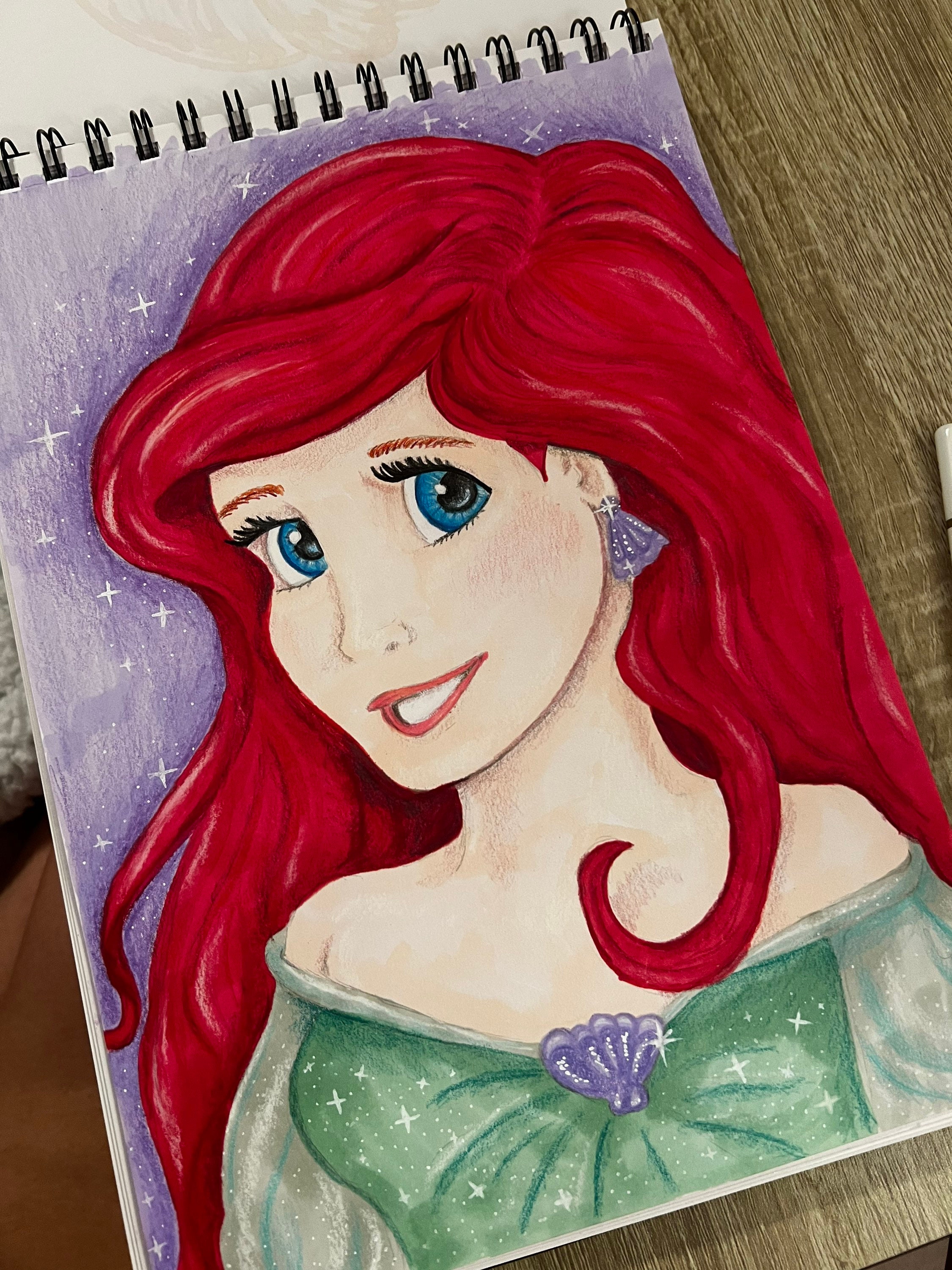 Disney Princess Pencil Drawings Ariel