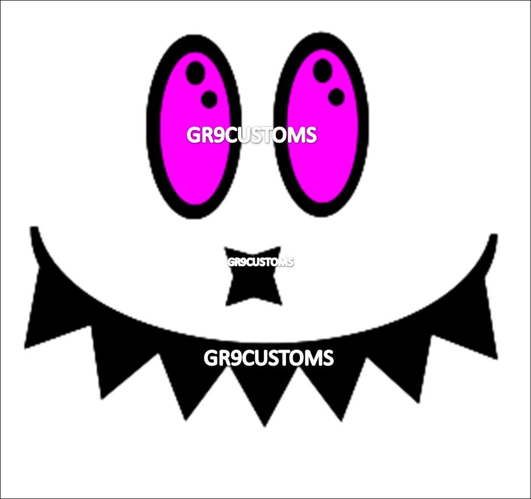 Creepy Face SVG File - Etsy