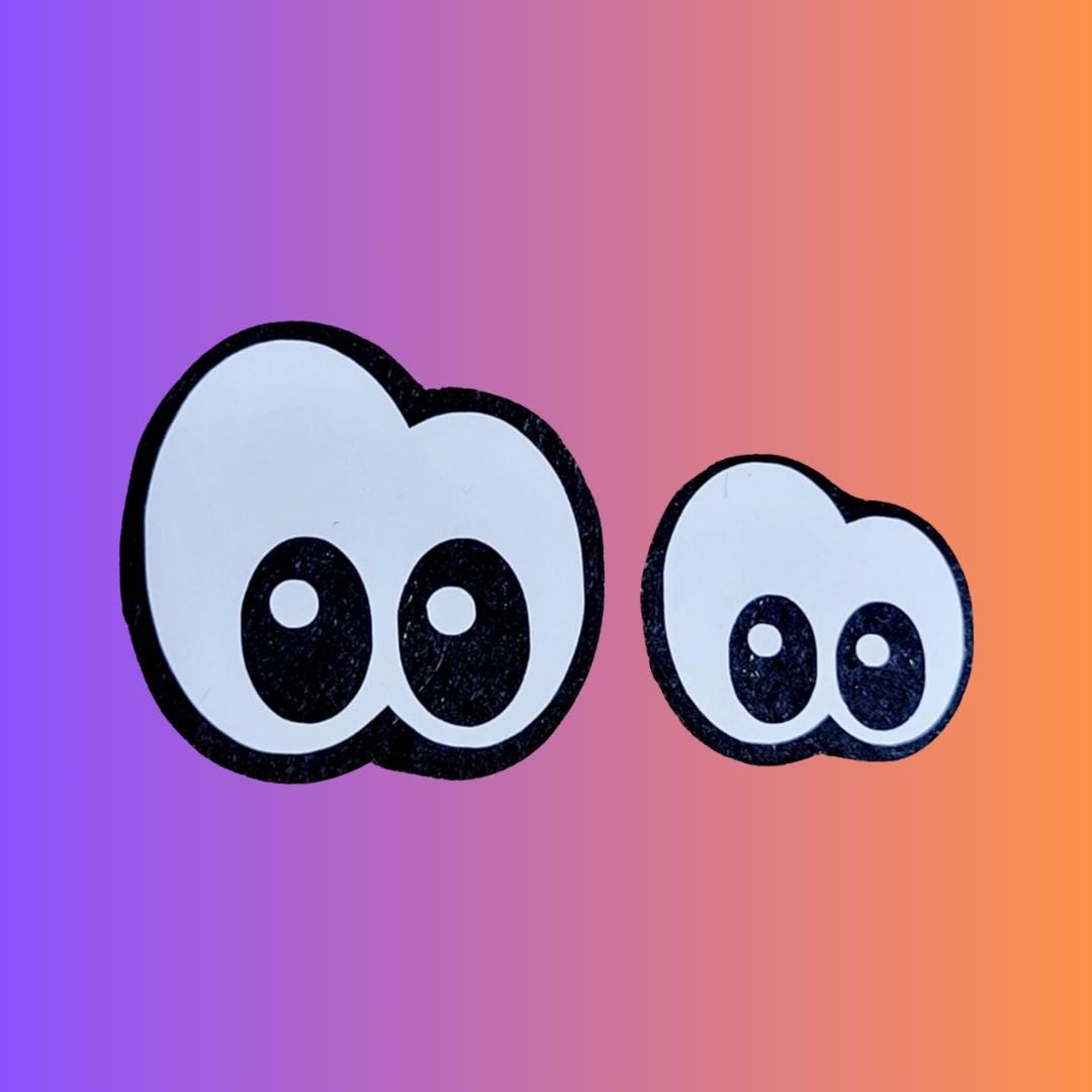 4 Pack Silly Felt Eyes: Kawaii Amigurumi Plushie Eyes - Etsy