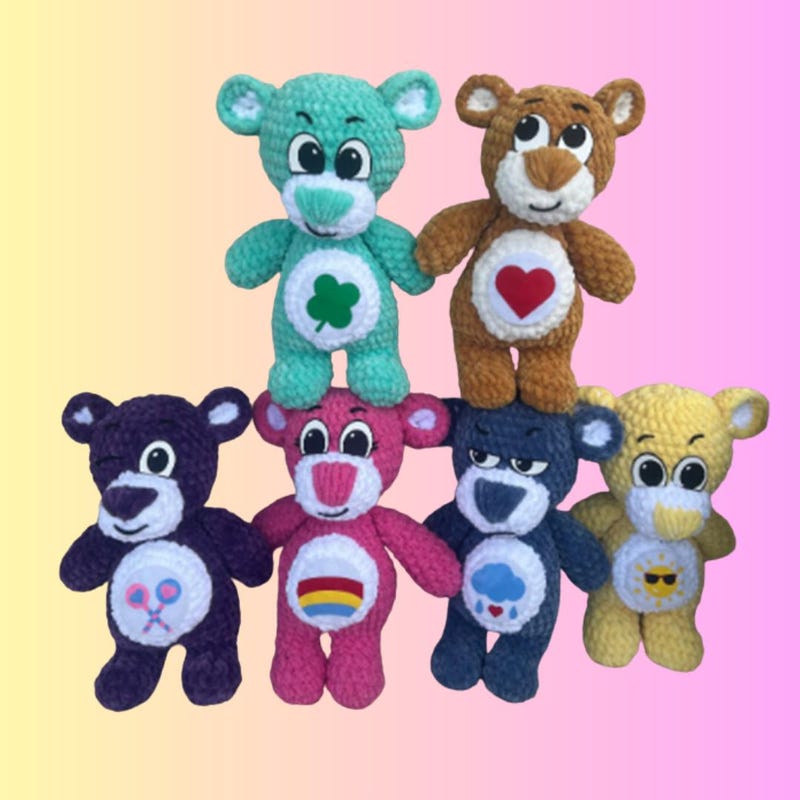 Care Bears Pattern - Etsy
