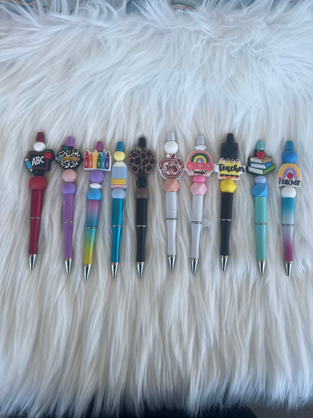Cute Teacher Gift Set, Beadable Pen, Teaching Accessories, Student ...