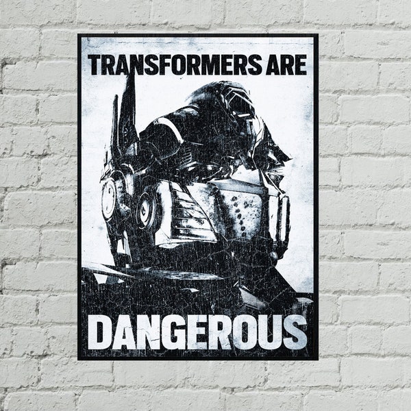 Transformers Propaganda Poster - Etsy
