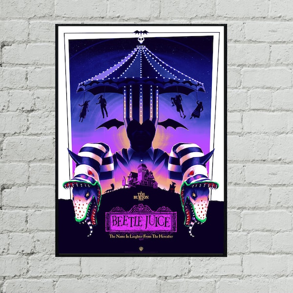Tim Burton Movie Posters - Etsy
