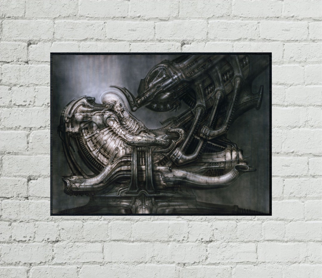 Giger Unique Artwork Alien Xenomorph Biomechanical Universe - Etsy