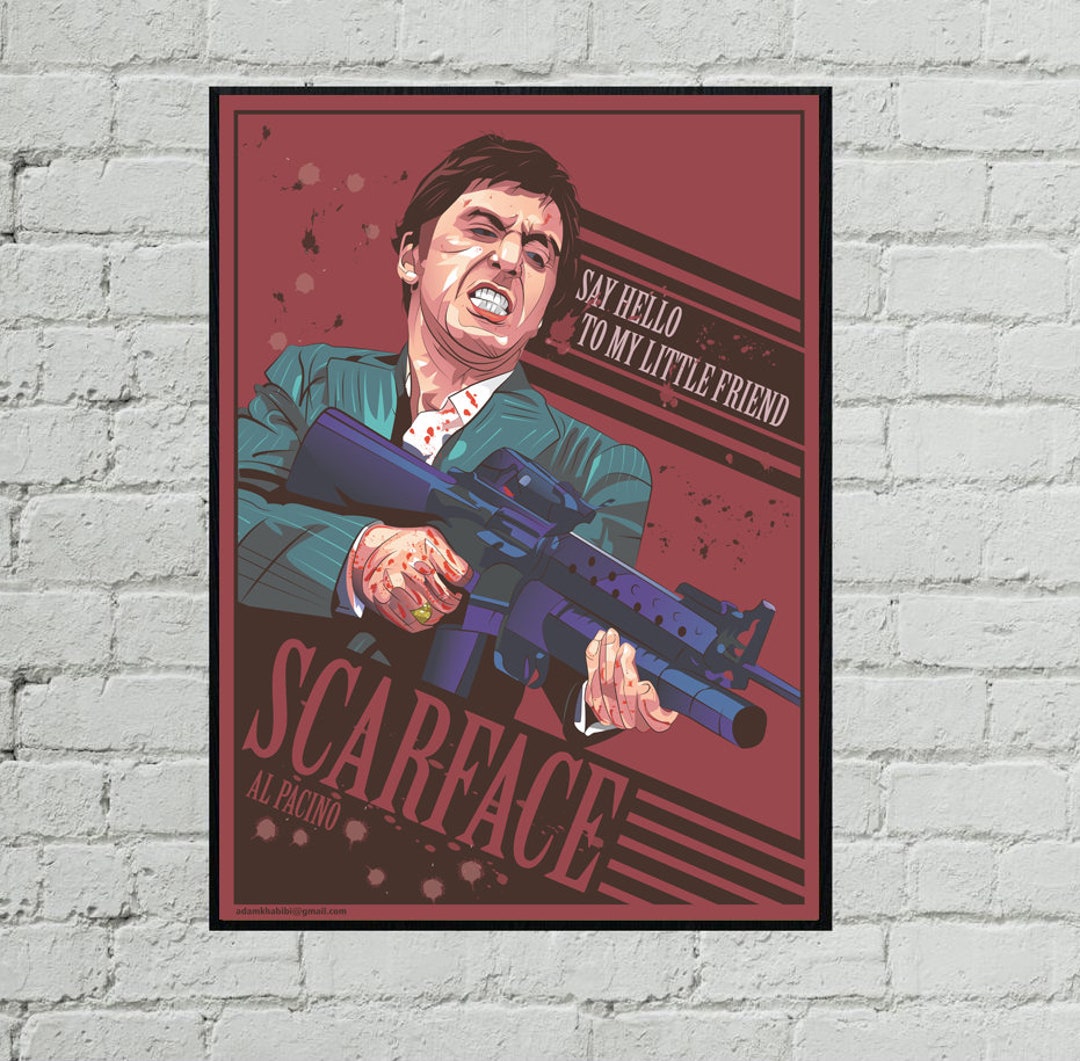 Scarface Say Hello To My Little Friend Wallpaper