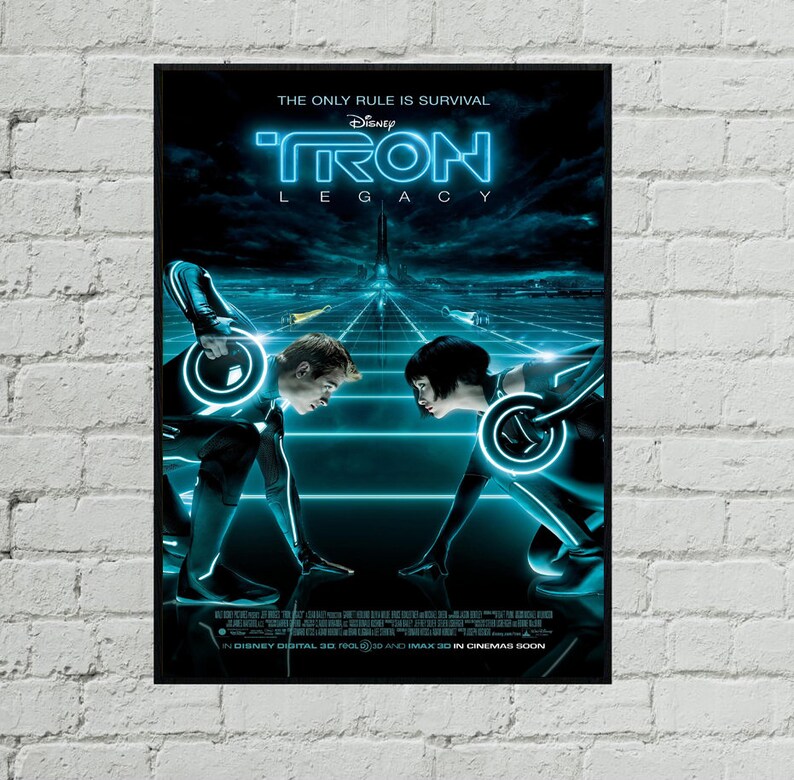 Tron Legacy Sam Flynn and Quorra Home Decoration Artwork Cover - Etsy