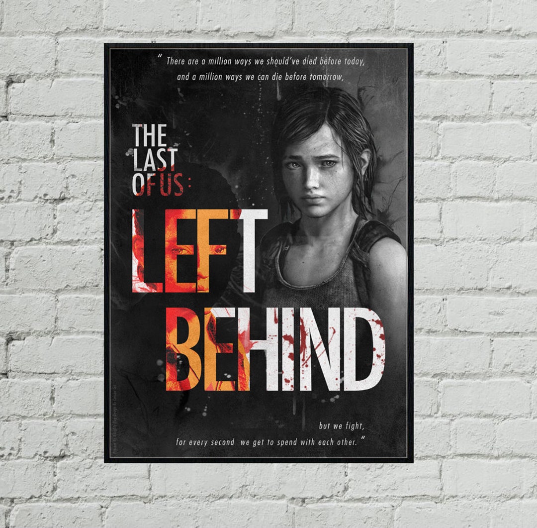The Last of Us Left Behind Alternative Artwork Graphic Design - Etsy