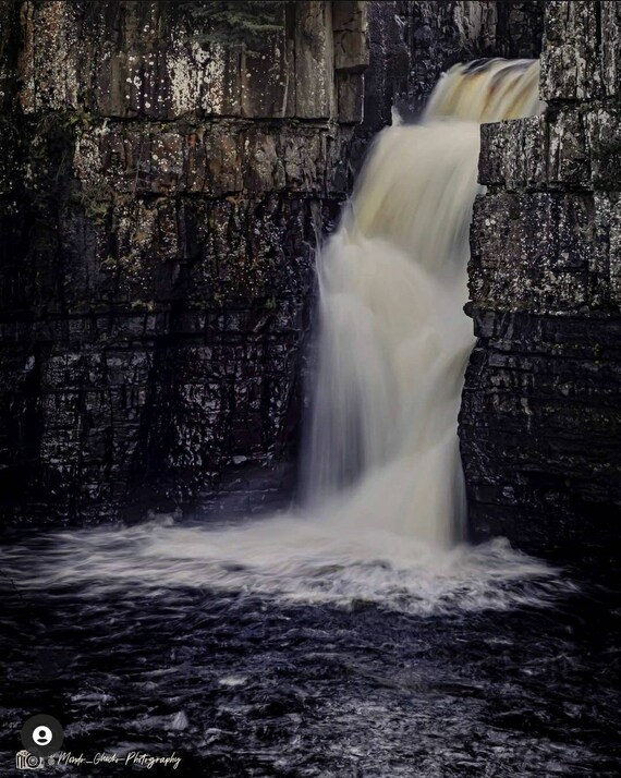 High Force Falls A3 Print. - Etsy