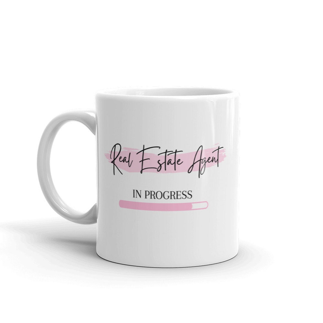 Future Real Estate Agent Mug-pink Real Estate Agent Mug-real Estate ...