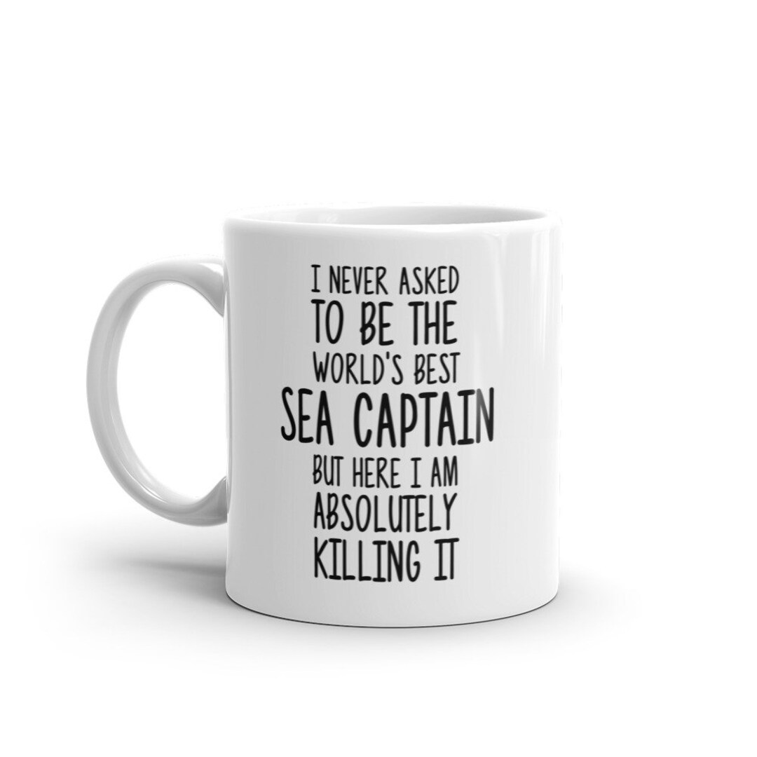 World's Best Sea Captain Mug-funny Sea Captain Gift-sea Captain Coffee ...