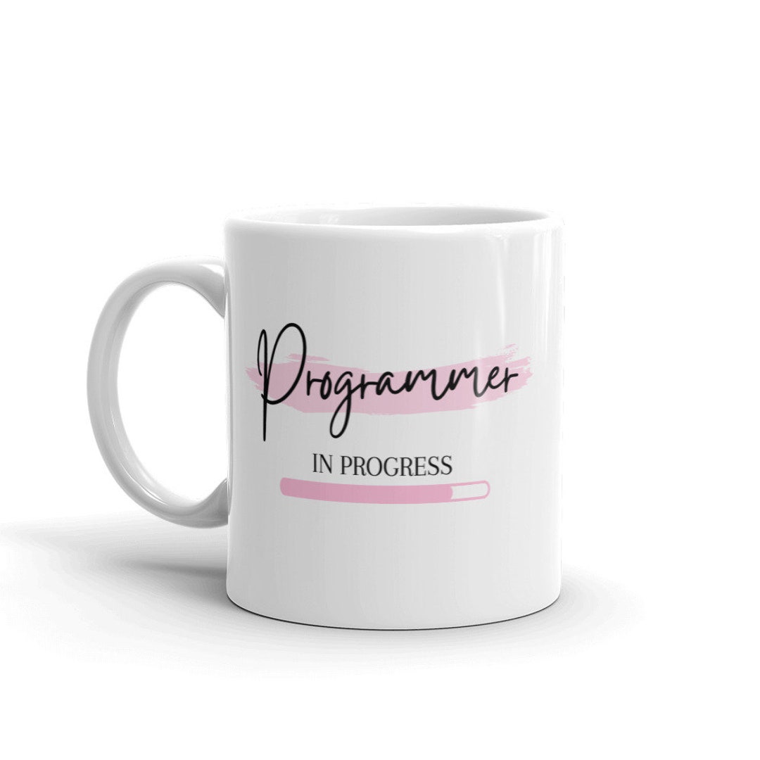 Future Programmer Mug-pink Programmer Mug-funny Programmer Gifts-programmer Loading Mug-funny ...
