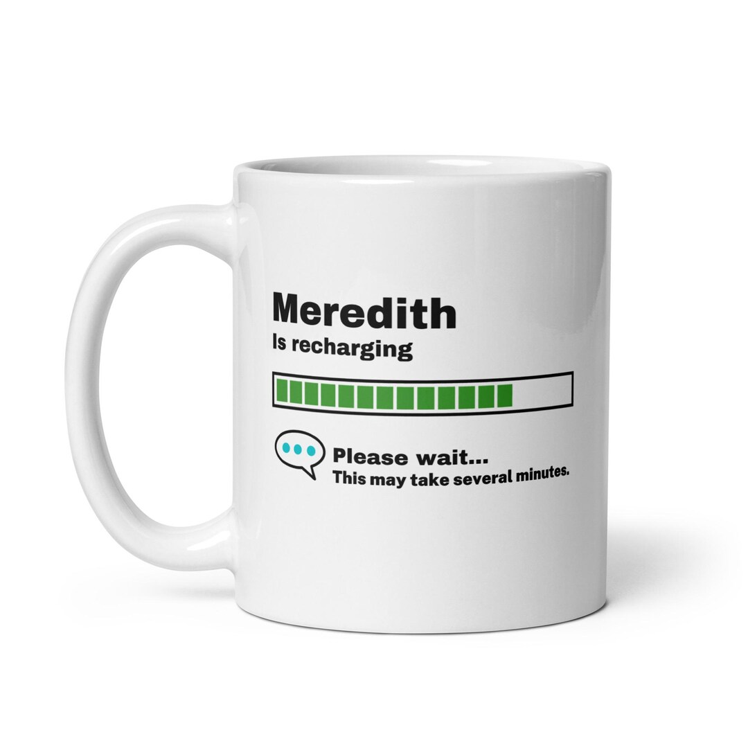 Meredith Mug-meredith Gift-funny Meredith Present-meredith is ...