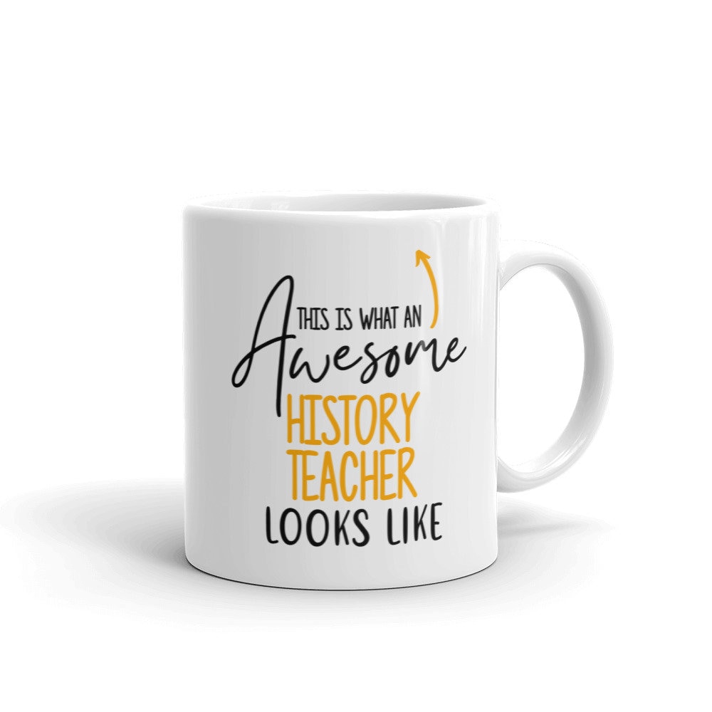 Awesome History Teacher Mug-gift for History Teacher-history Teacher ...