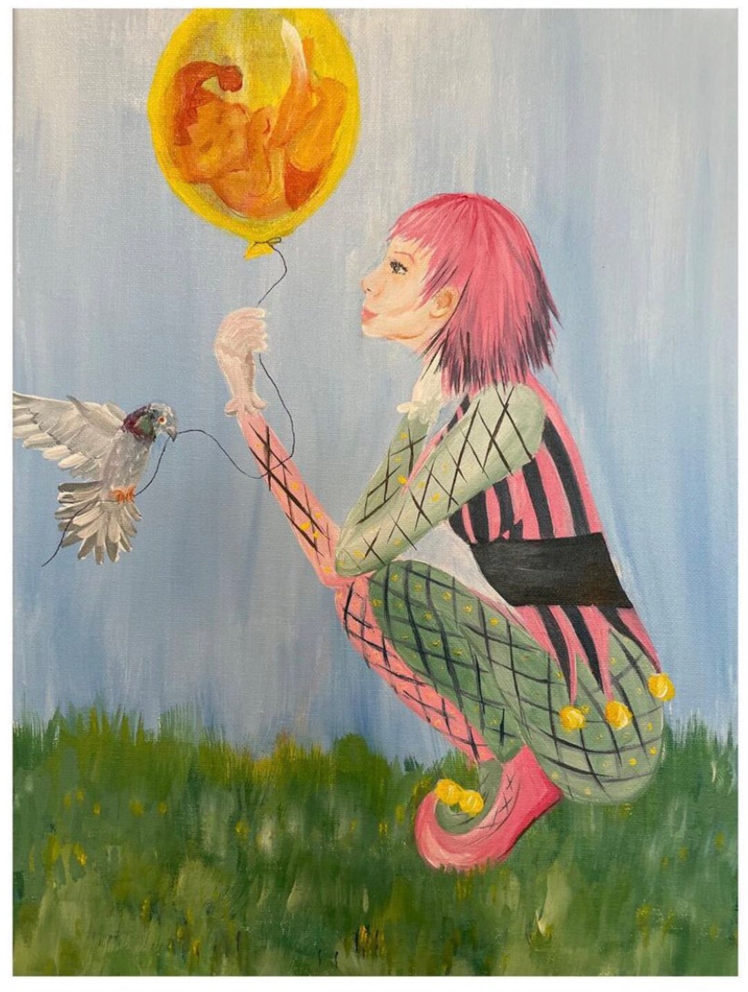 The Pigeon Stork and the Baby Balloon - Etsy