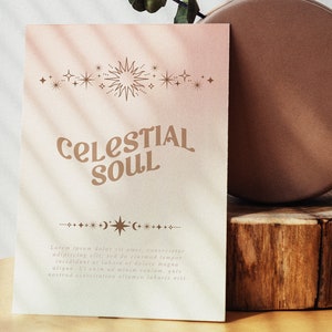 Celestial Frame SVG, Magical Divider Svg Files for Cricut, Celestial ...