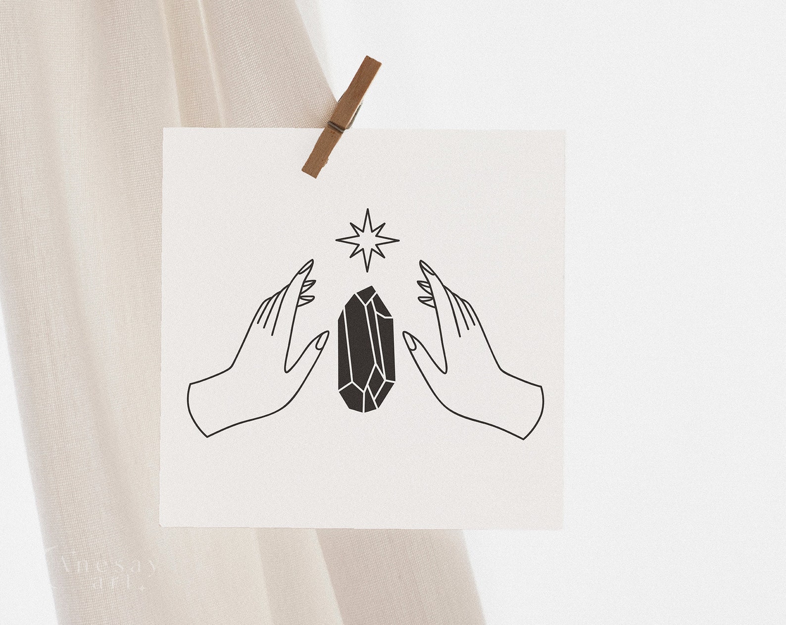 Celestial Crystal Svg Moon Crystal Svg File for Cricut - Etsy