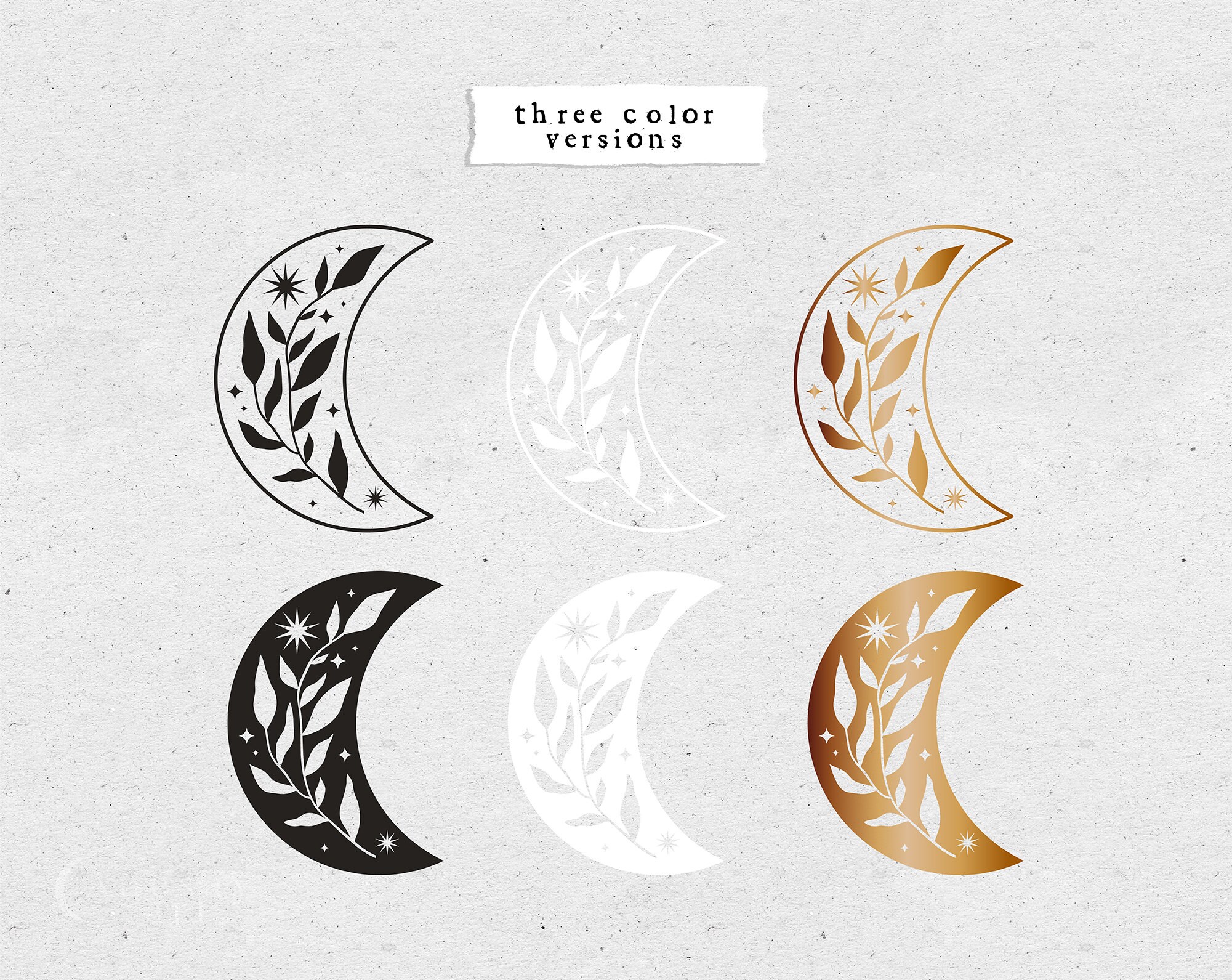 Floral Moon SVG Boho Moon Phase Svg File for CRICUT Magical - Etsy UK