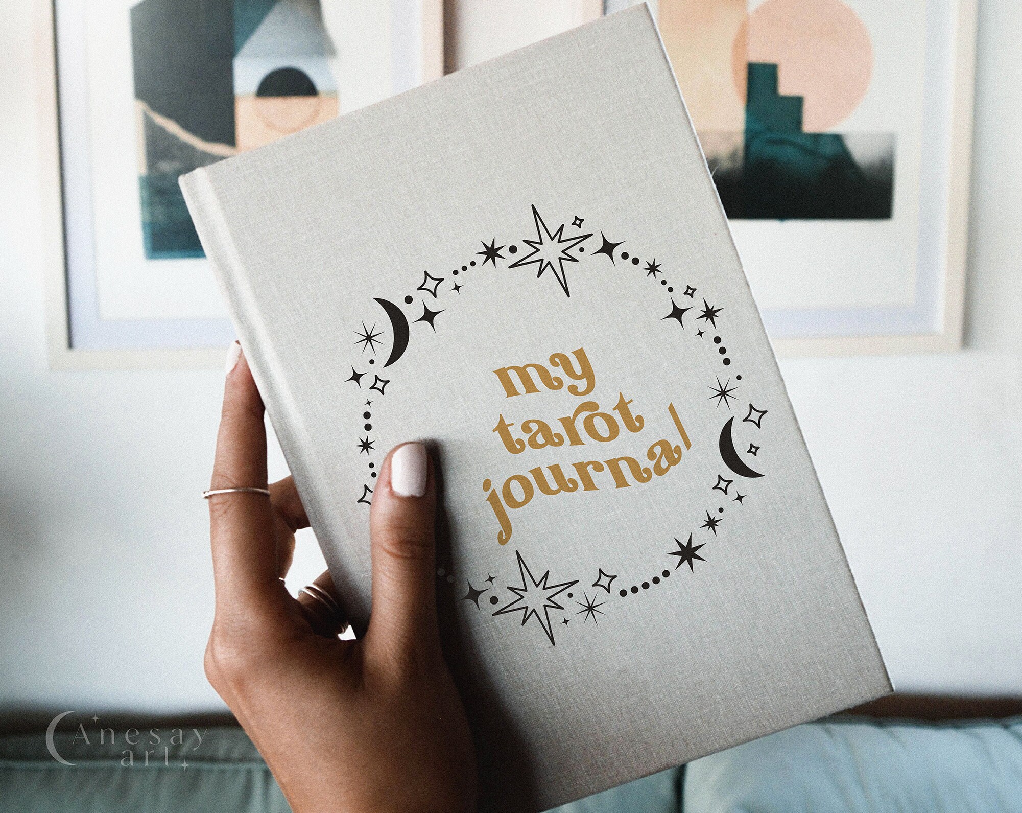 Celestial Circle Frame SVG Moon and Stars Magical Frame - Etsy UK