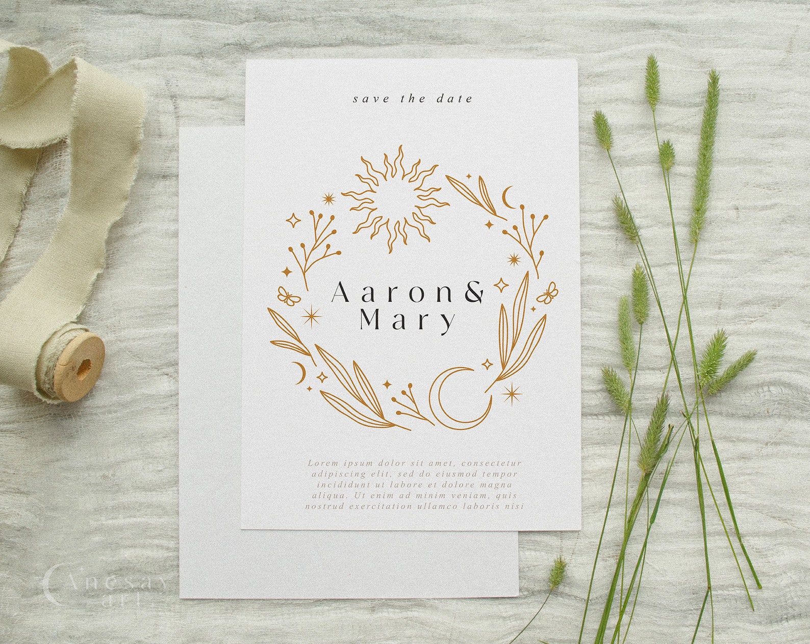 Floral Sun and Moon Circle Frame SVG Celestial Frame Svg - Etsy