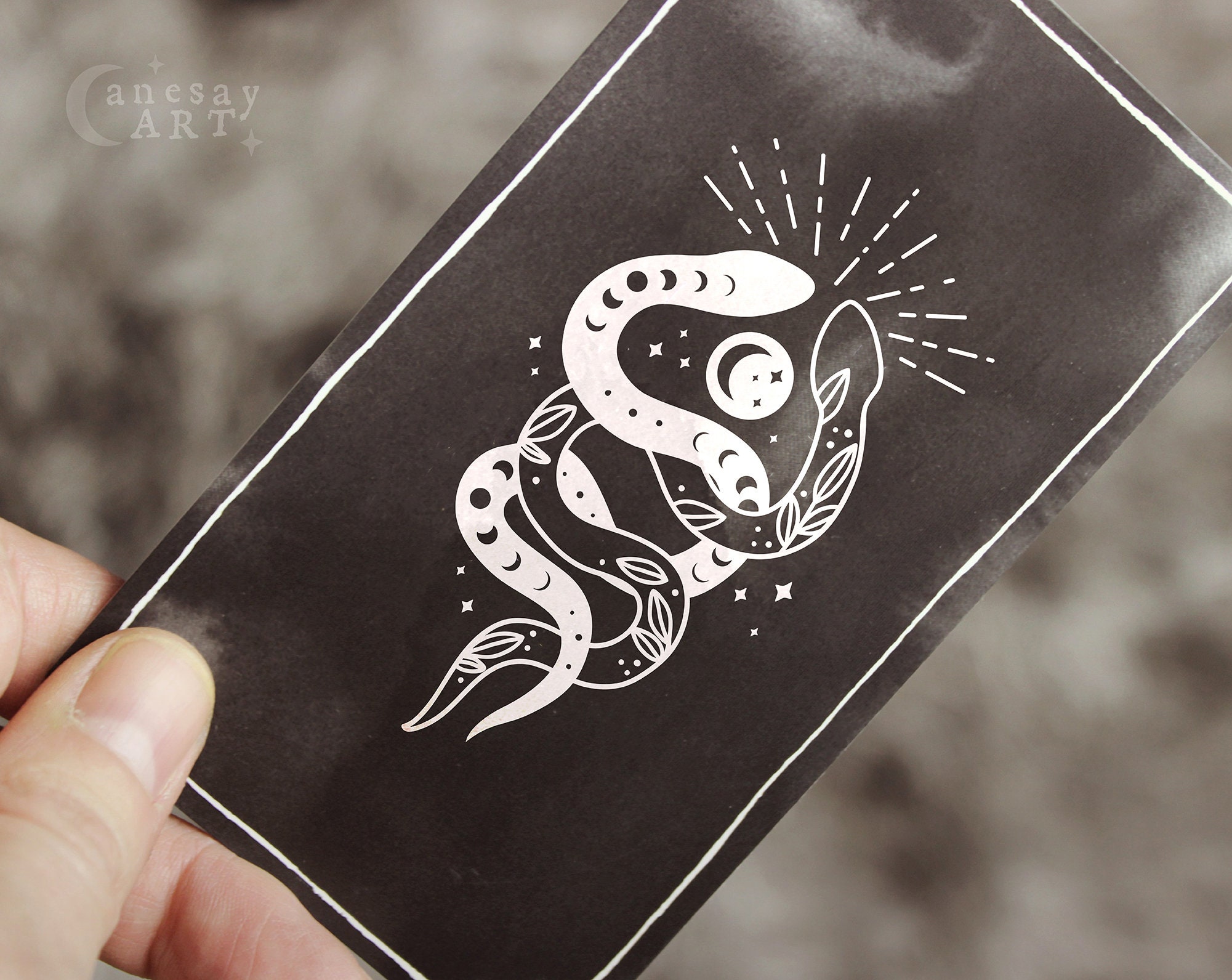 Celestial Snake SVG Floral Snake Tattoo Svg Mystical Moon - Etsy UK