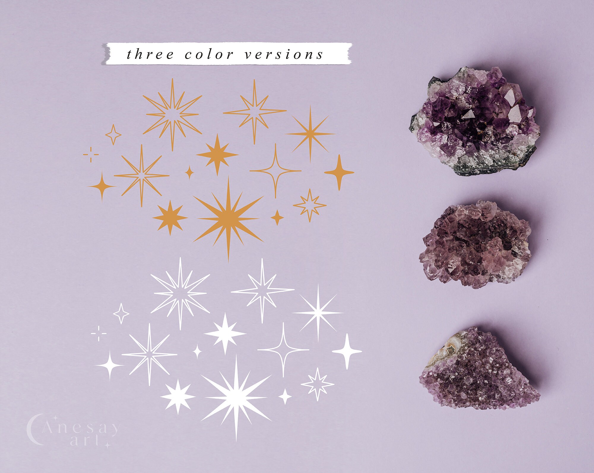 Star and Sparkles SVG Celestial Svg Files for CRICUT - Etsy