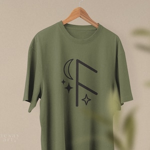 Celestial Moon Runes SVG, Viking Symbol Svg Files for CRICUT, Mystical ...