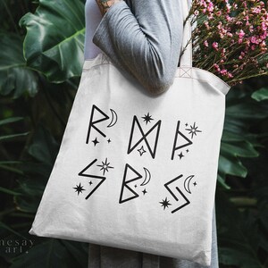 Celestial Moon Runes SVG, Viking Symbol Svg Files for CRICUT, Mystical ...