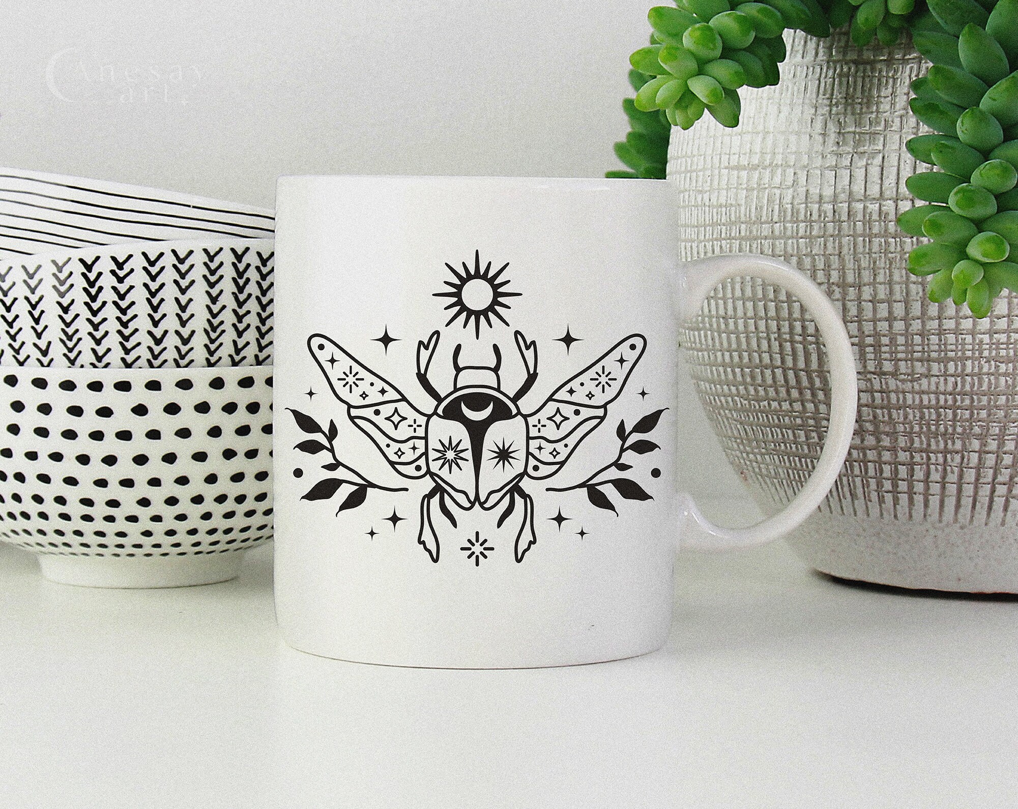 Celestial Insect Svg Magic Beetle Svg Files for Cricut - Etsy