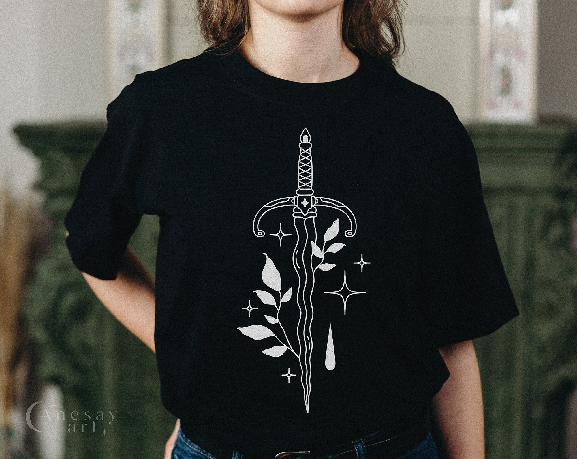 Daga celestial SVG Mystical sword svg archivos para CRICUT - Etsy México