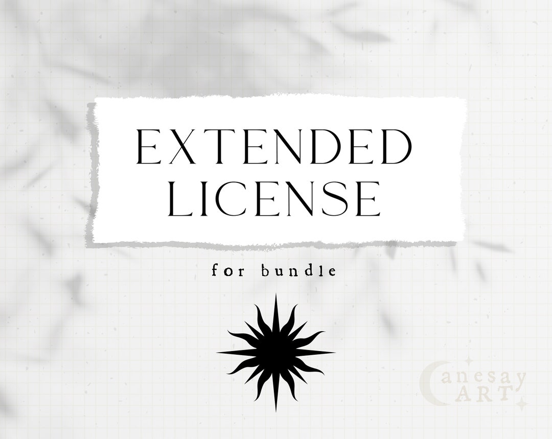 Extended License for Bundle Commercial Use Celestial Extended License ...