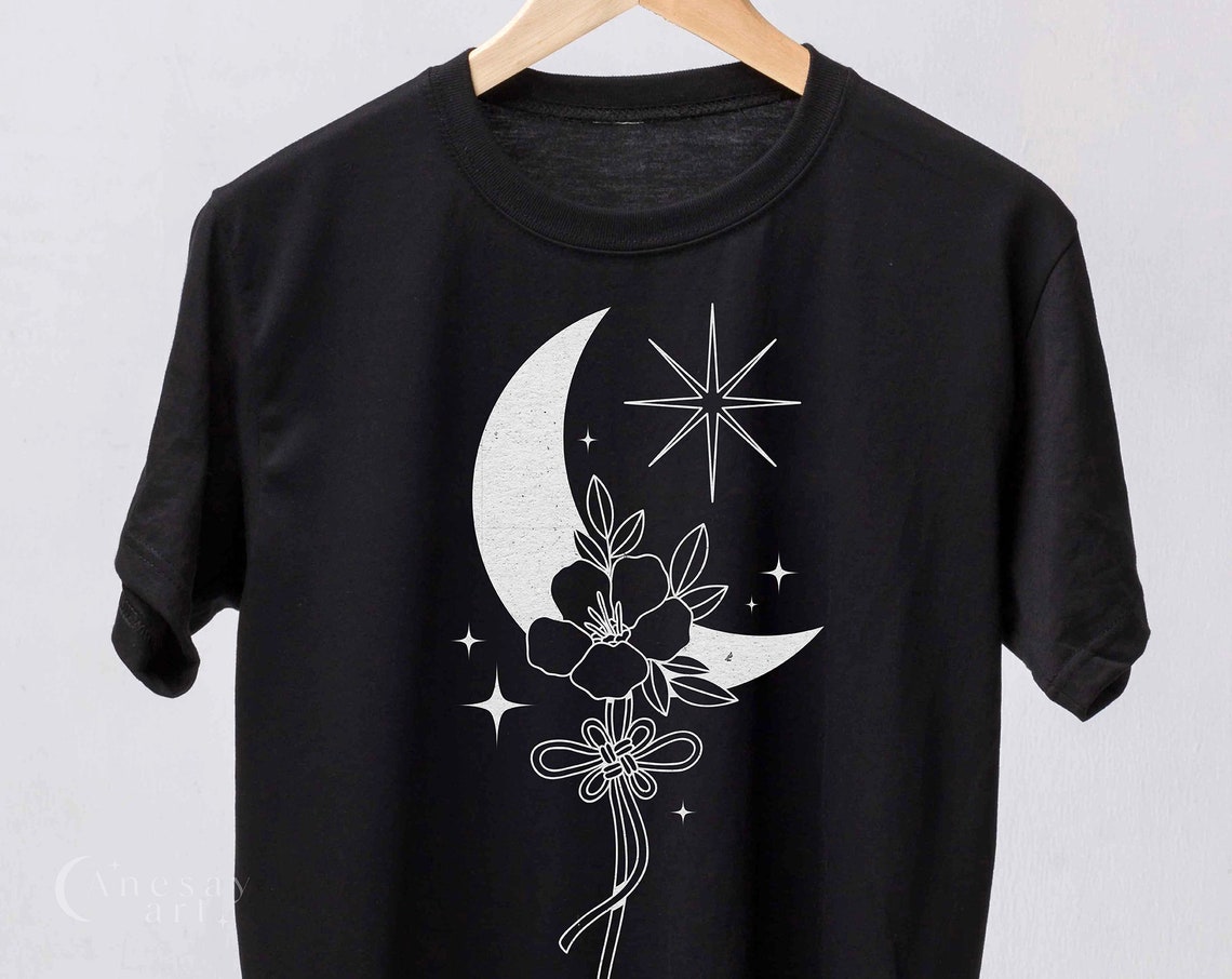 Moon Svg Bundle Boho Moon Phases Svg Floral Moon Svg File - Etsy