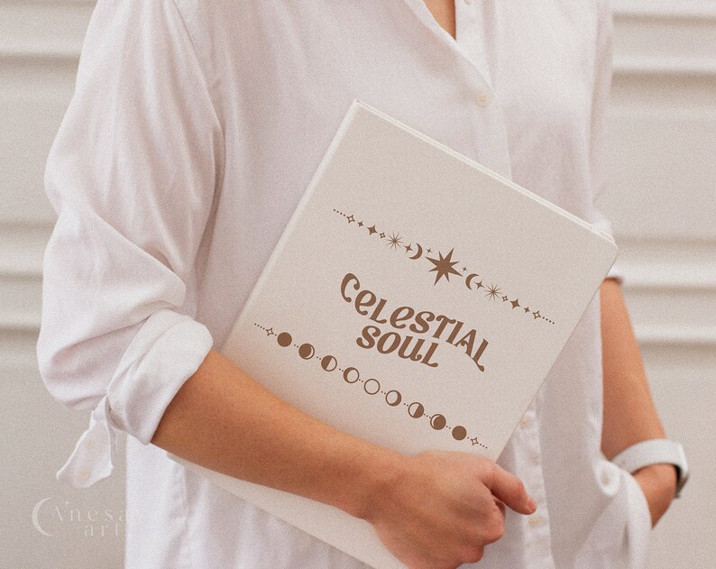 Celestial Frame SVG, Magical Divider Svg Files for Cricut, Celestial ...