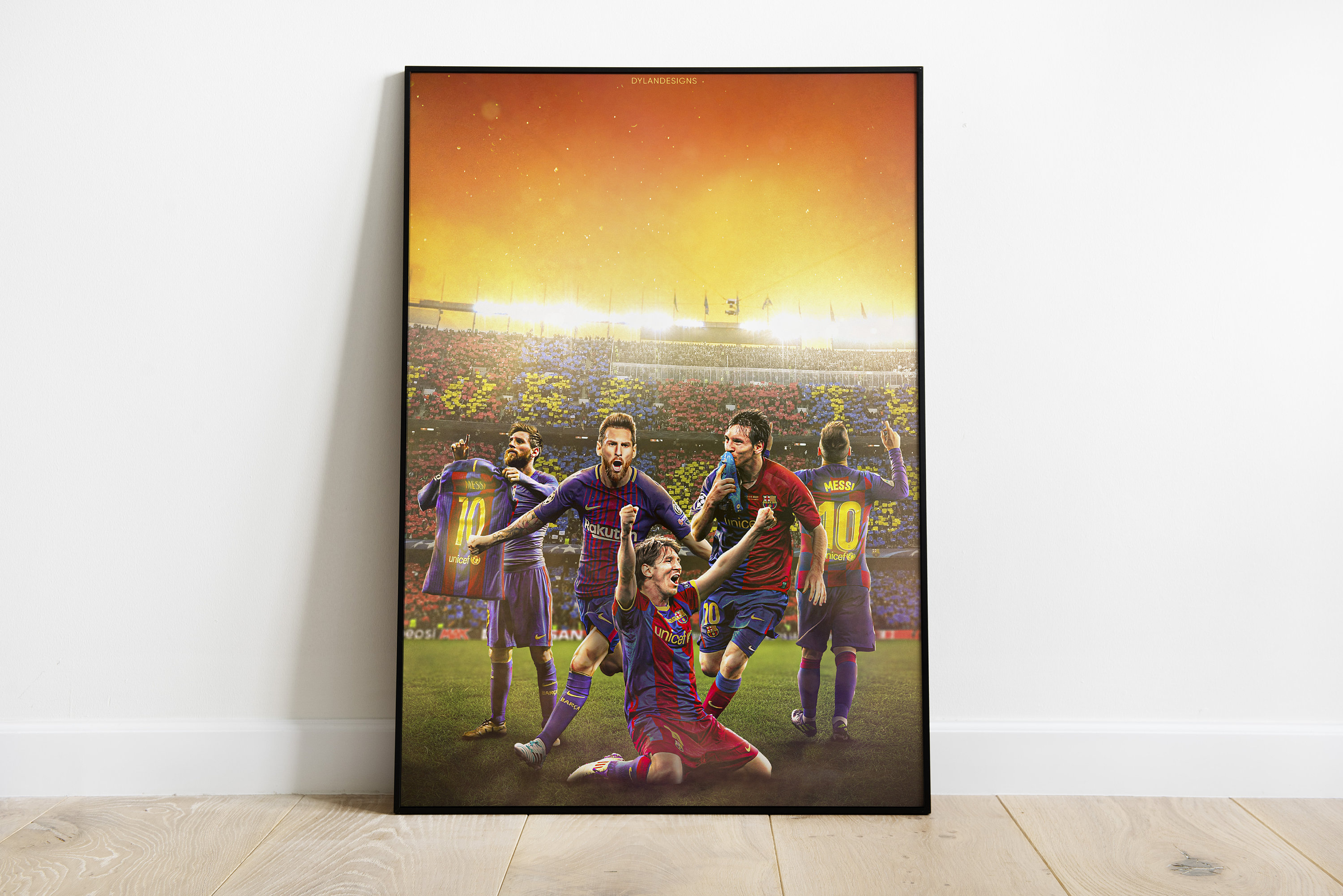 Lionel Messi Barcelona Premium Poster - Etsy