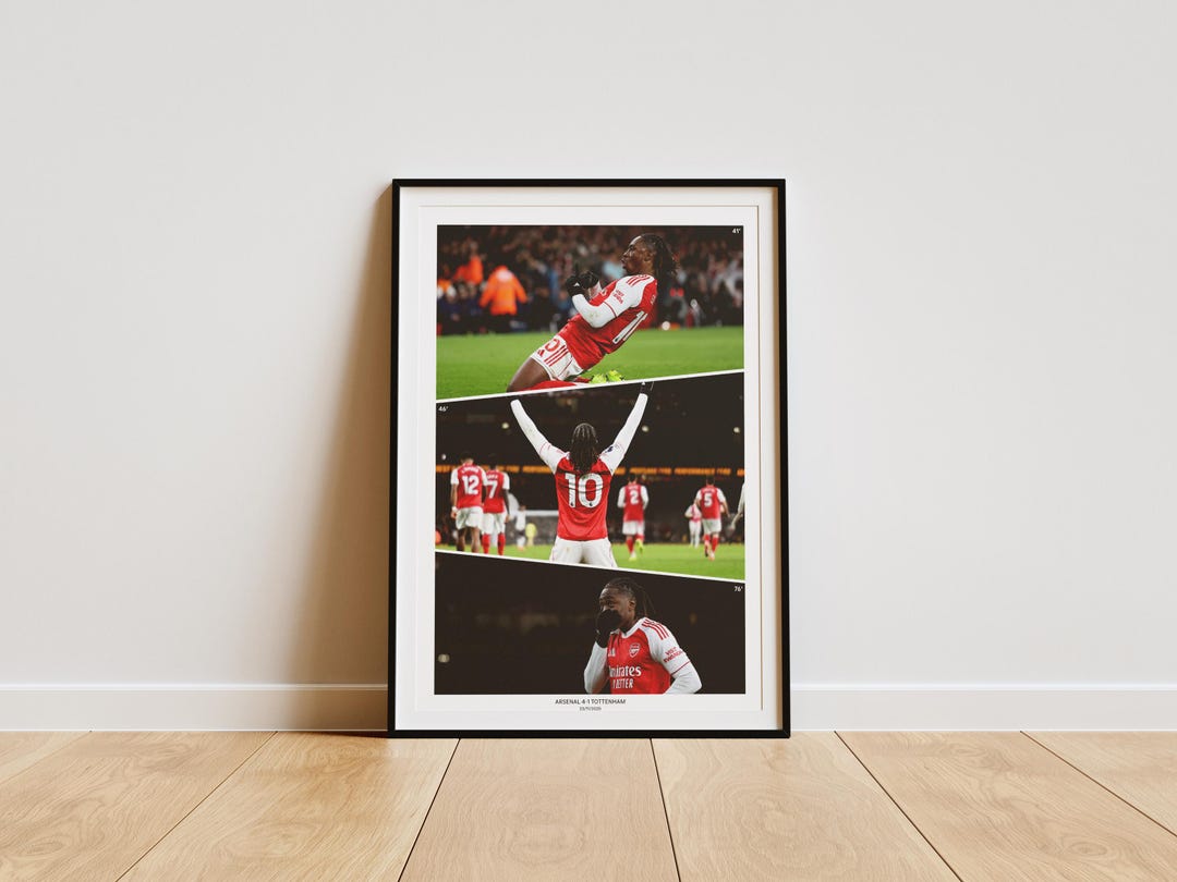 Eberechi Eze Hat Trick Arsenal V Spurs Poster - Etsy