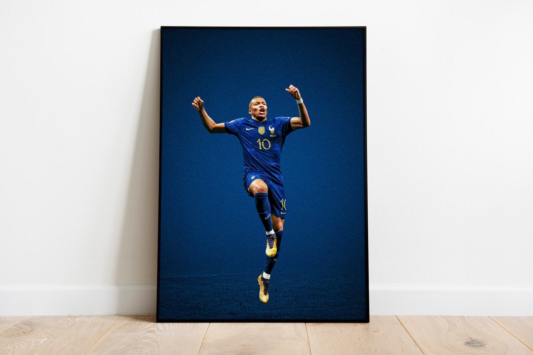 Kylian Mbappe France World Cup Poster - Etsy Canada