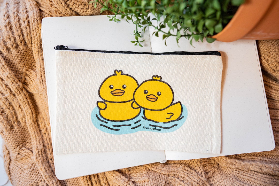 Duckies Pencil Pouch I Kawaii Ducks I Cute Ducky I Cute Pencil - Etsy