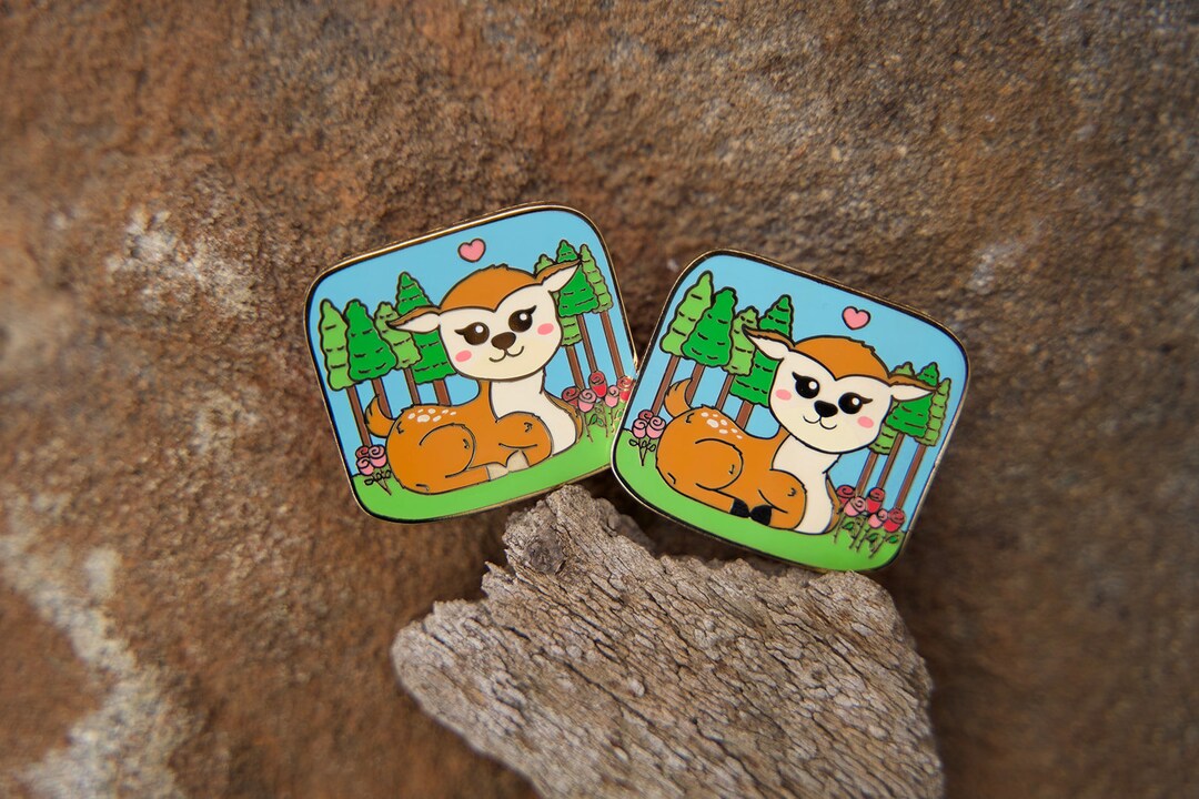 My Deer Forest Pin Cute Fawn Pin Gift and Accessory Mini - Etsy