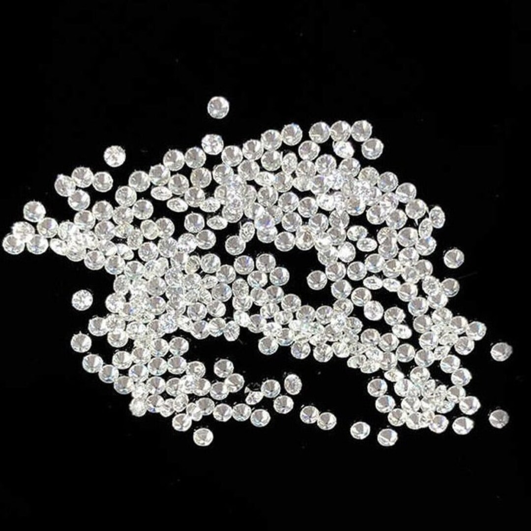 Lab-diamond Round Cut Stone, 1x1 Mm, VVS1 Clearly D White Diamond ...