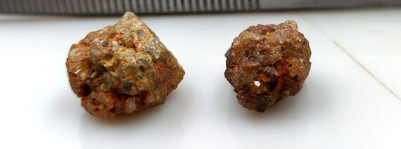 2 Pieces Lot Natural Loose Diamond Rough Diamond 19.04 Red - Etsy