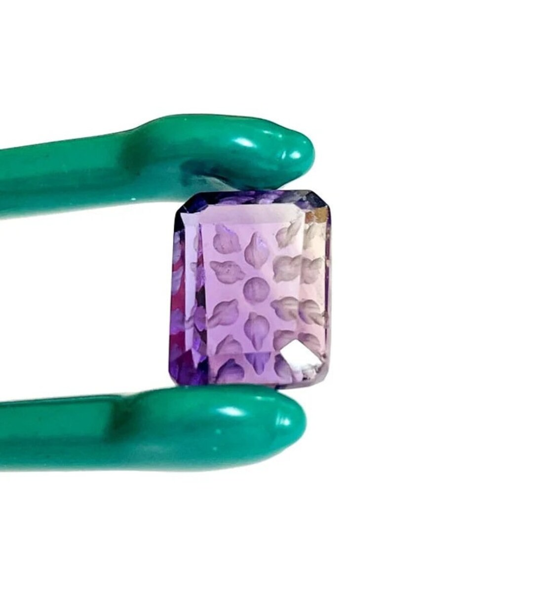 100% Natural Amethyst Rectangle Shape Cut and Carving Stone, Amethyst ...