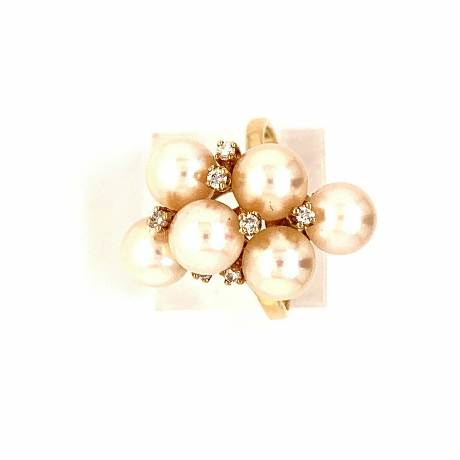 Round Multi Pearl Ring | Etsy