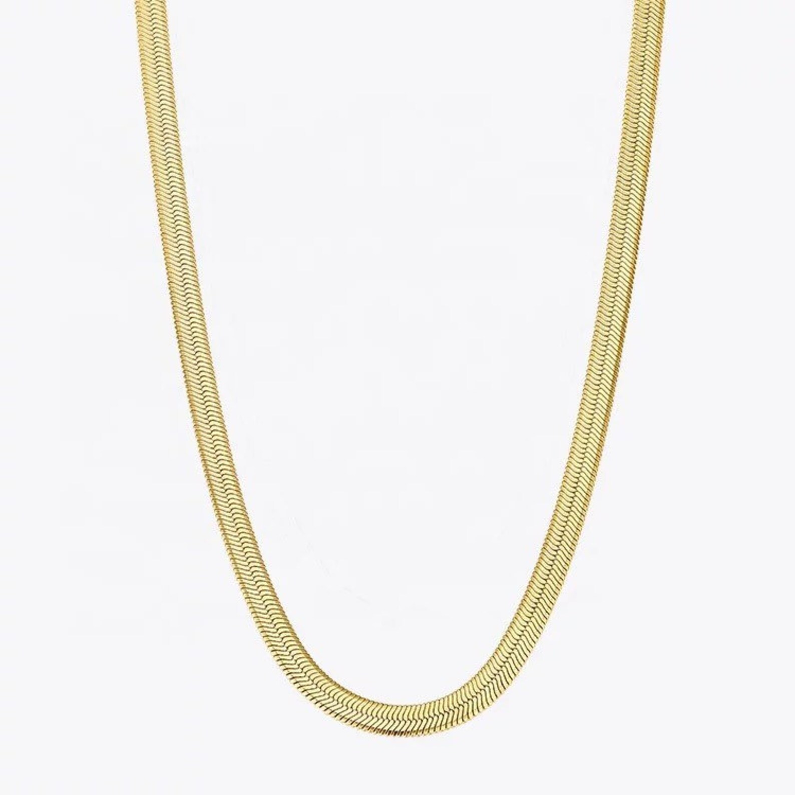Gold Snake Necklace * Thick Snake Chain * Thin Snake Necklace * Jewelry ...